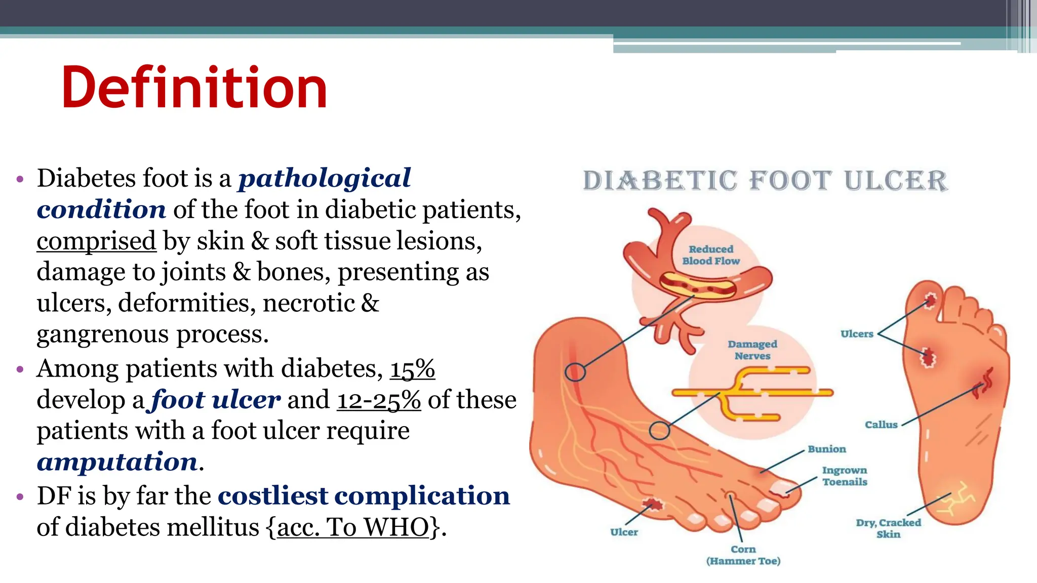 Arterial Diseases - Diabetic Foot - PDF | PPT