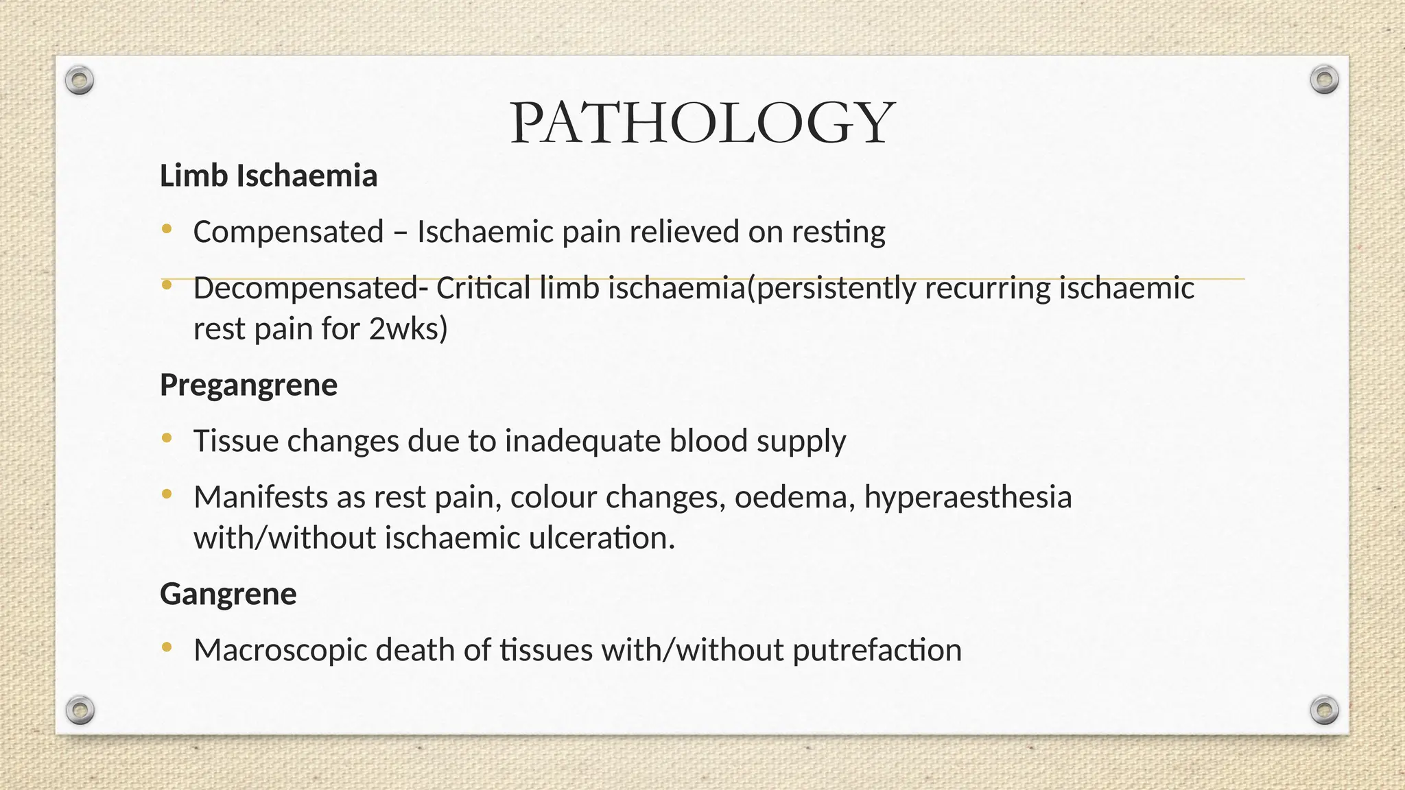 Gangrene;classified into several main types based on etiology, clinical ...