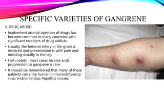 gangrenepresentation.pptx for healthcare | PPTX