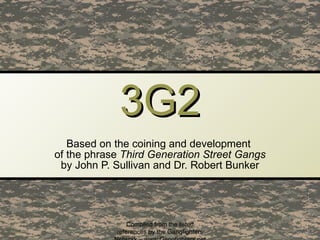 Gangs And The Military | PPT