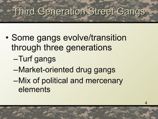 Gangs And The Military | PPT