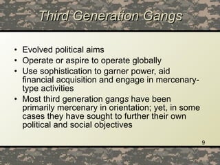 Gangs And The Military | PPT