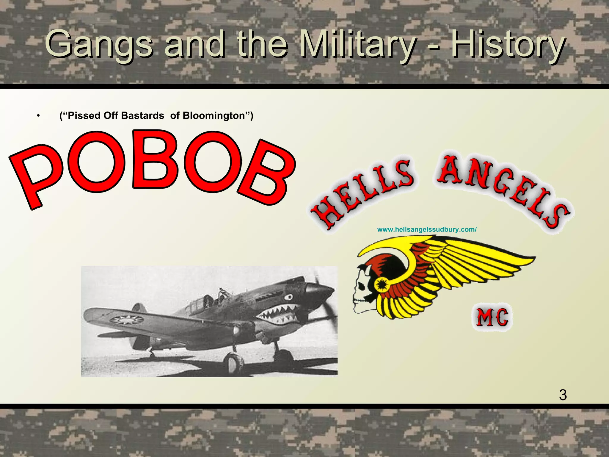 Gangs And The Military 2of7 | PPT