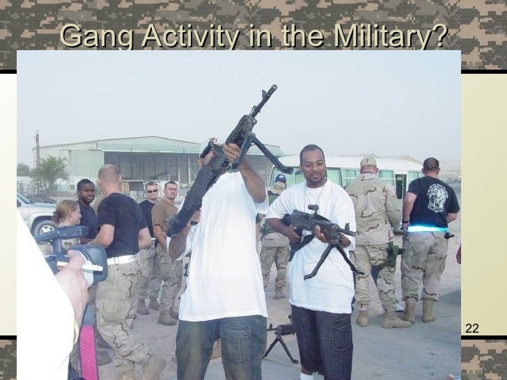 Gangs in the military