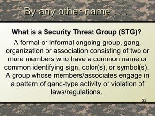 Gangs And The Military 7of7 | PPT