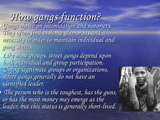 Gangs By 8th Grader | PPT