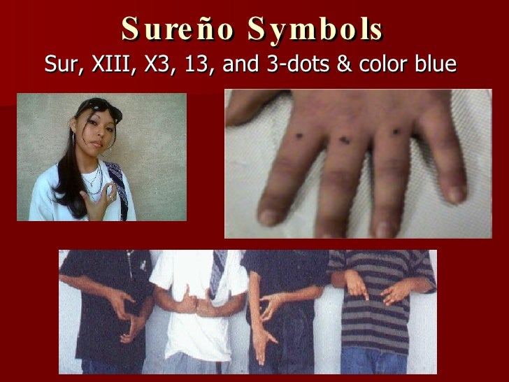 Surenos Gang Colors