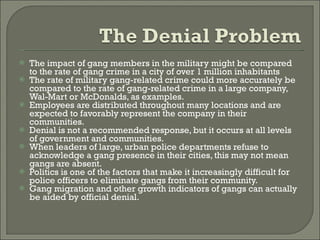 Gangs in the military: Forces conspire to make U.S. gangs a worldwide ...
