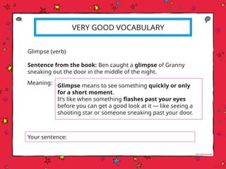 Gangsta Granny chapters 5-8.pptx Summary of Chapters | PPTX