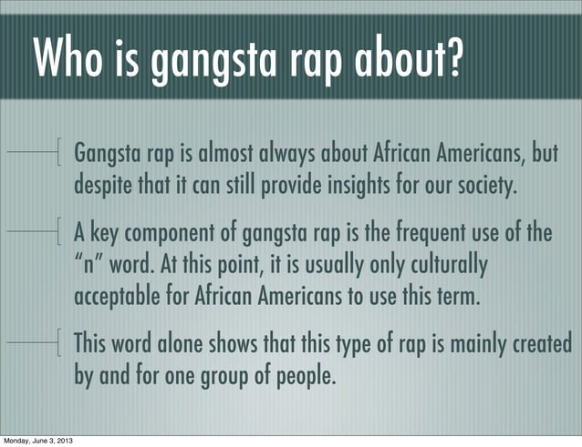 Gangsta rap | PPT