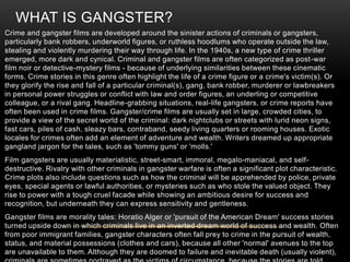 Gangster basic history | PPTX