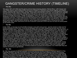 Gangster basic history | PPTX