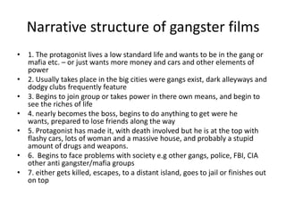Gangster genre research | PPTX | Crime & Harmful Acts to Individuals ...