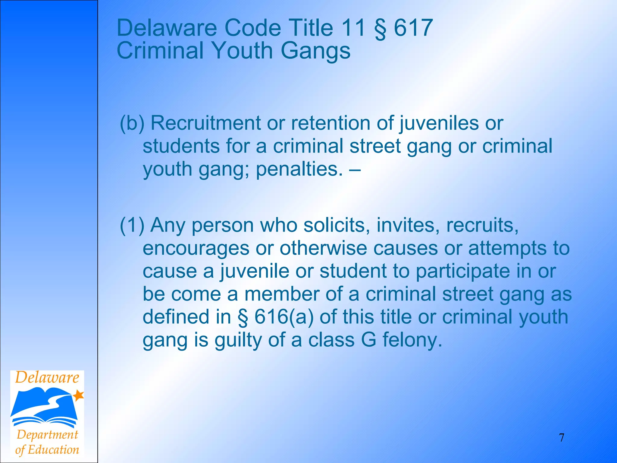 Youth Gang Power Point | PPT