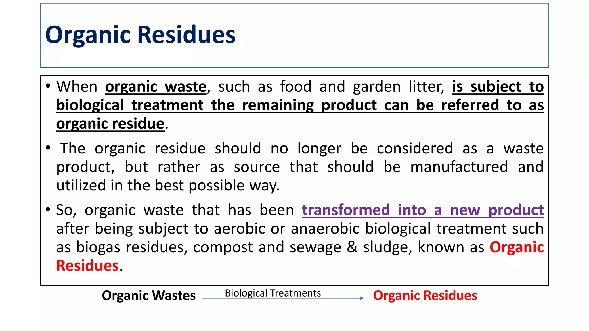 Soil Biota and Organic Residue Decomposition Methods | PPT