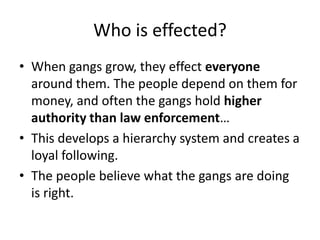 Gang Violence | PPTX