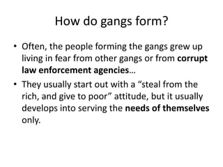 Gang Violence | PPTX