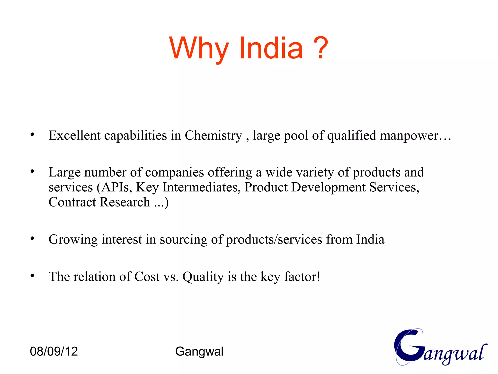 Gangwal Sourcing | PPT