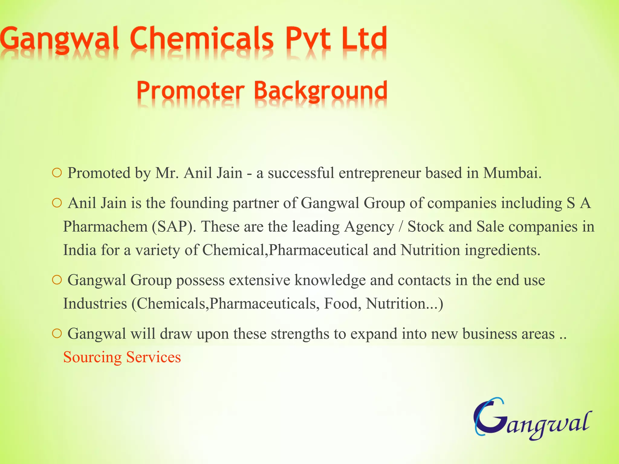 Gangwal Sourcing | PPT