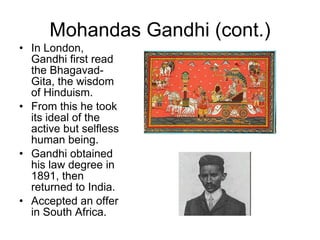 Gandhi Slides Original | PPT