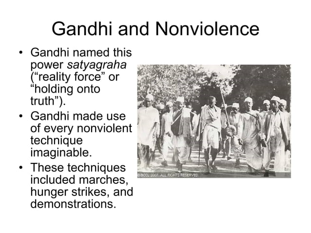 Gandhi Slides Original | PPT
