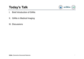 GAN in medical imaging | PDF