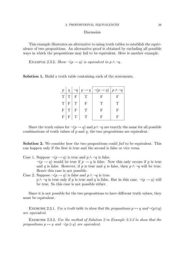 [gaNita] 2. Propositional Equivalences [math.fsu.edu].pdf | Chemistry | Science