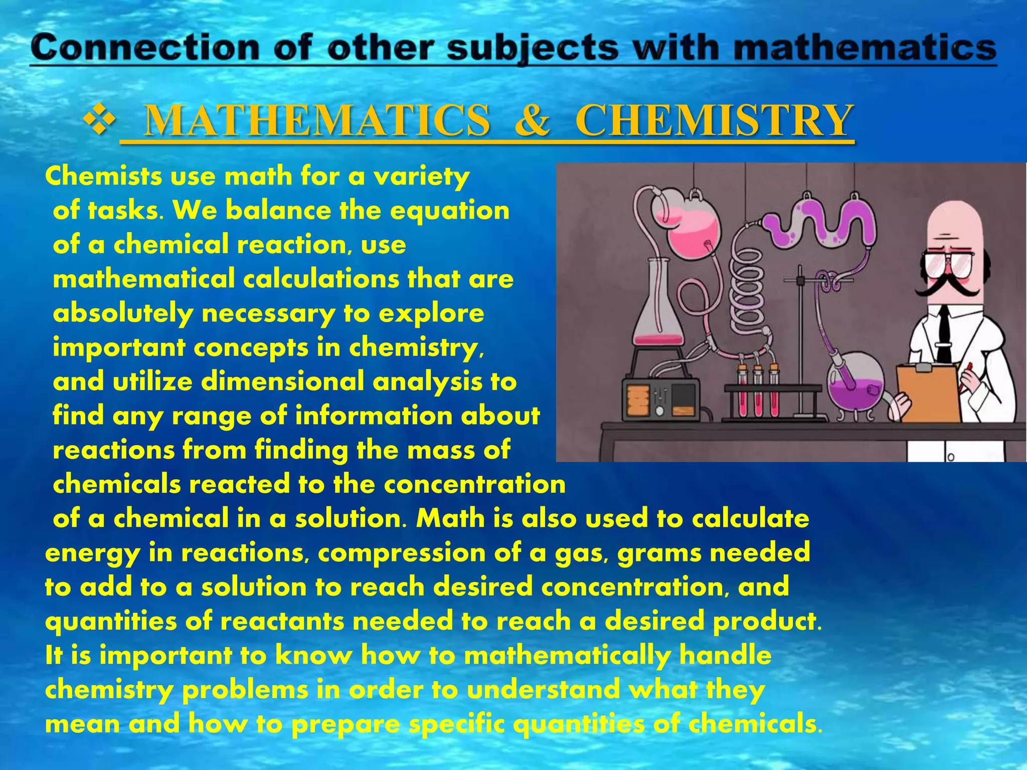 Interdisciplinary approach in mathematics | PPTX