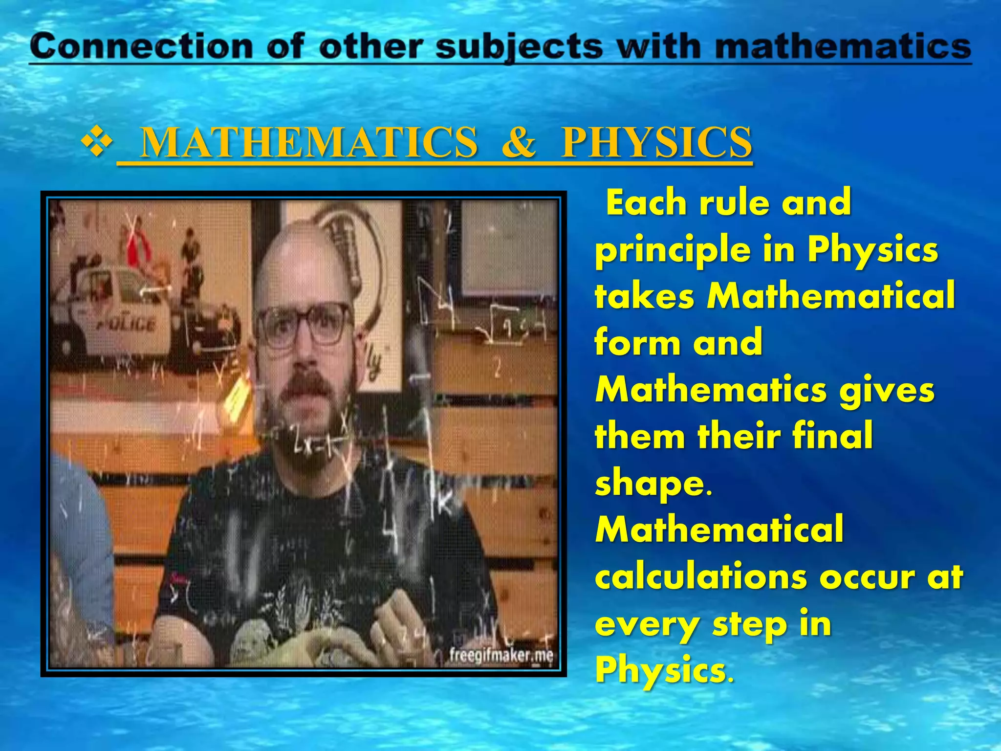 Interdisciplinary approach in mathematics | PPTX