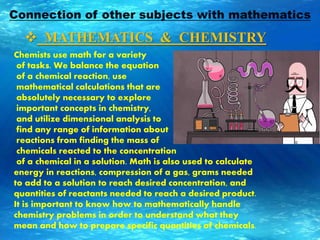 Interdisciplinary approach in mathematics | PPTX