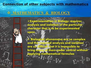 Interdisciplinary approach in mathematics | PPT