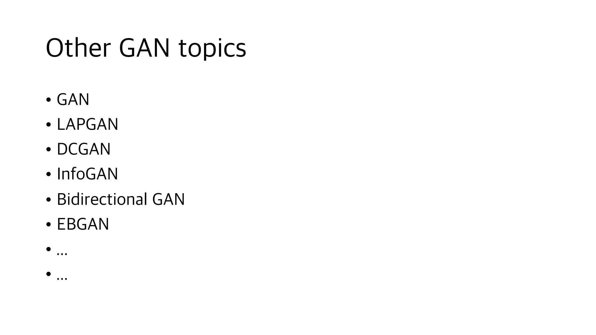 Generative Adversarial Network (+Laplacian Pyramid GAN) | PPT