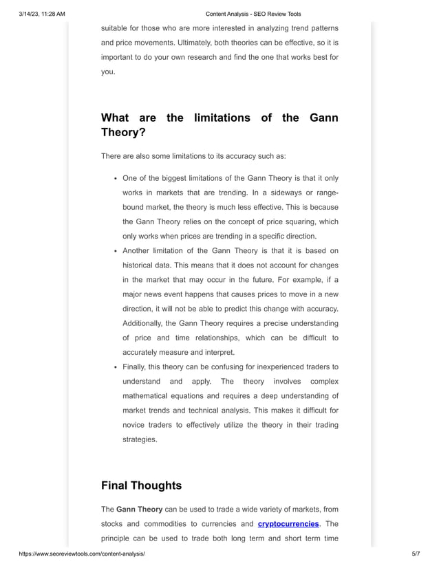Gann Theory.pdf | Stocks and Bonds | Personal Investing