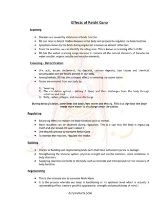 Ganotherapy: Prevention and cure with Lingzhi medicinal mushroom | PDF