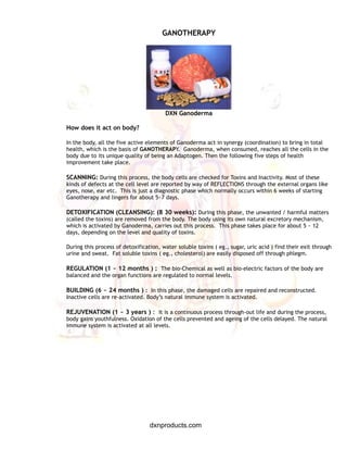 Ganotherapy: Prevention and cure with Lingzhi medicinal mushroom | PDF