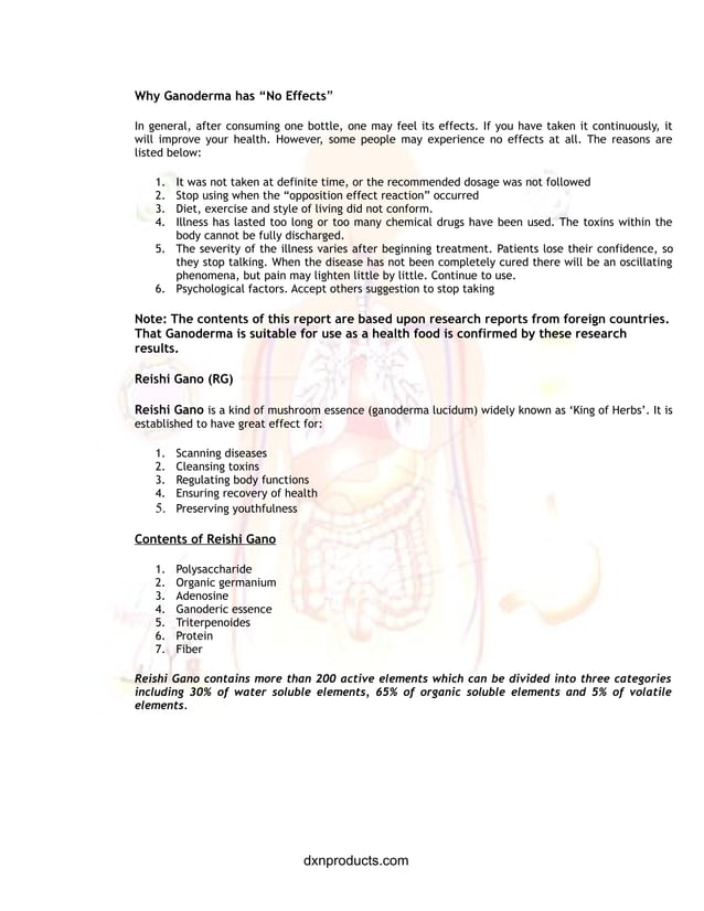 Ganotherapy: Prevention and cure with Lingzhi medicinal mushroom | PDF ...