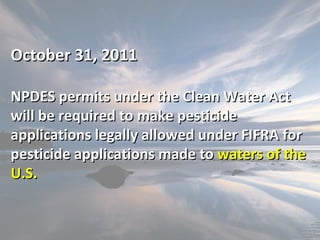 GA NPDES Permit Information | PPT