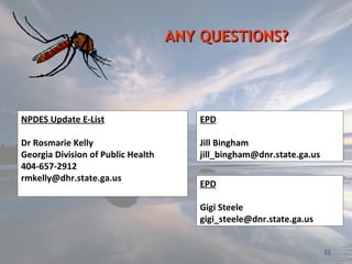 GA NPDES Permit Information | PPT