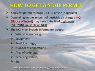 GA NPDES Permit Information | PPT