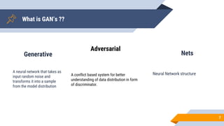 Gans - Generative Adversarial Nets | PPTX