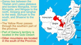 Gansu Province of China .pptx