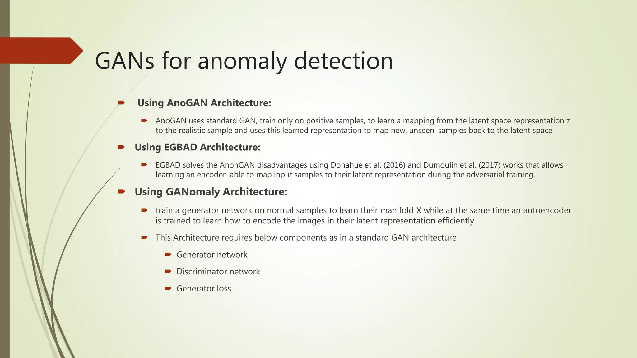 Anomaly Detection Using Generative Adversarial Network Gan Pptx