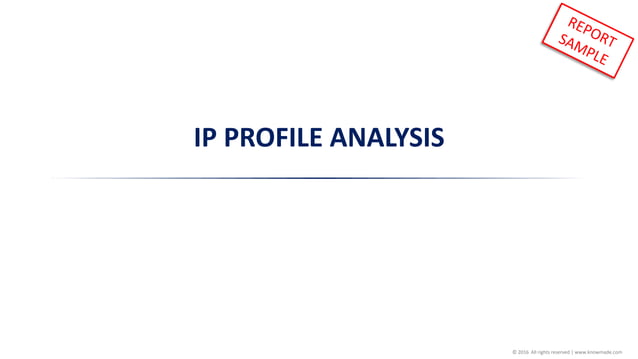 GaN Technology Top-100 IP profiles - Sample | PPT
