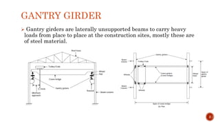 Gantry girder Analyse & design | PPTX