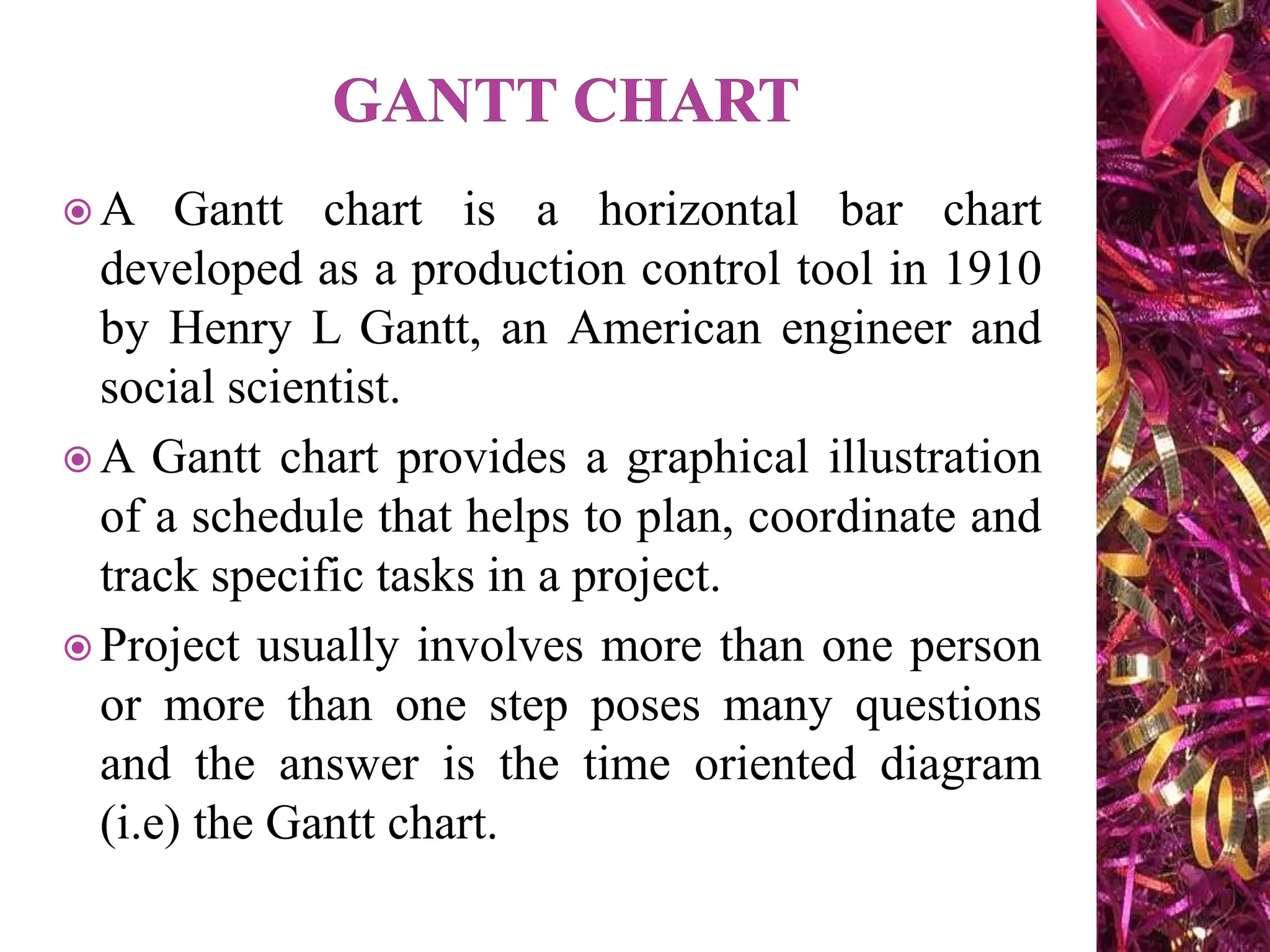 GANTT CHART nursing Management for Msc nursing | PPTX