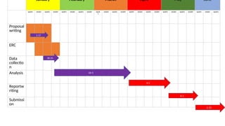 gantt chart or workplan for project management | PPTX