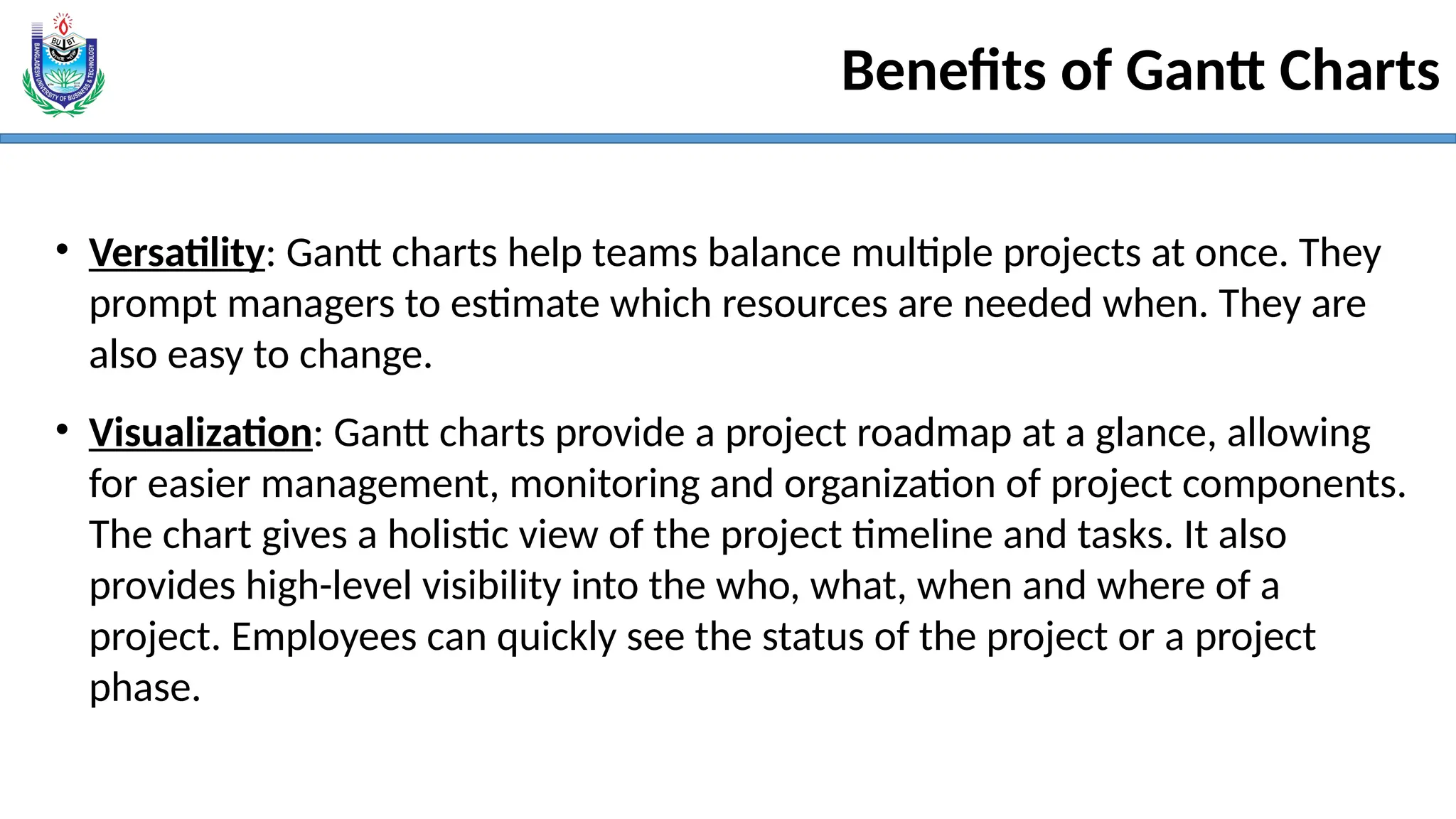 Gantt Chart6 A Gantt chart is a visual project management tool used to ...