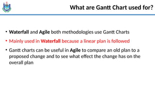 Gantt Chart6 A Gantt chart is a visual project management tool used to ...