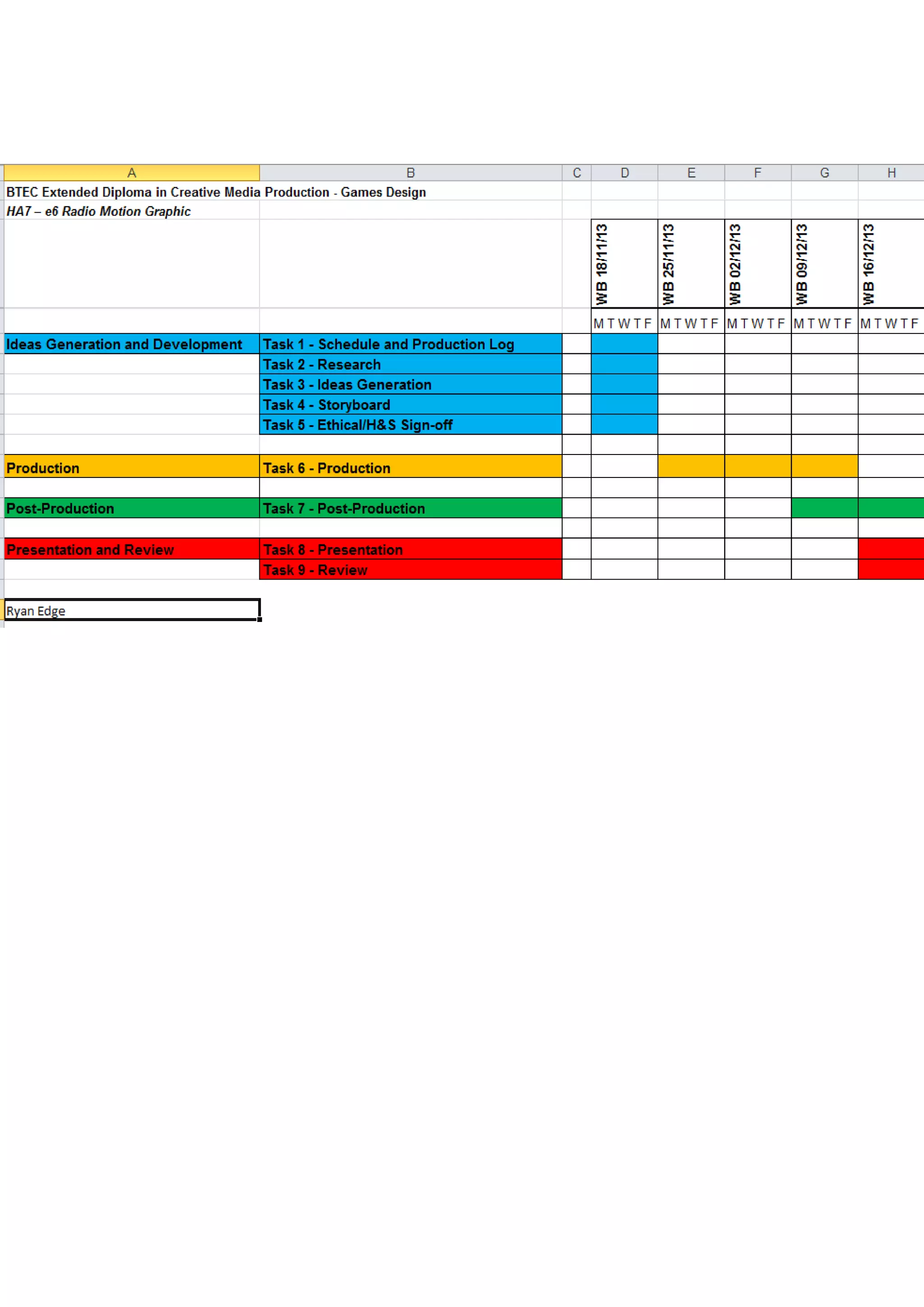 Gantt chart 1 | DOCX