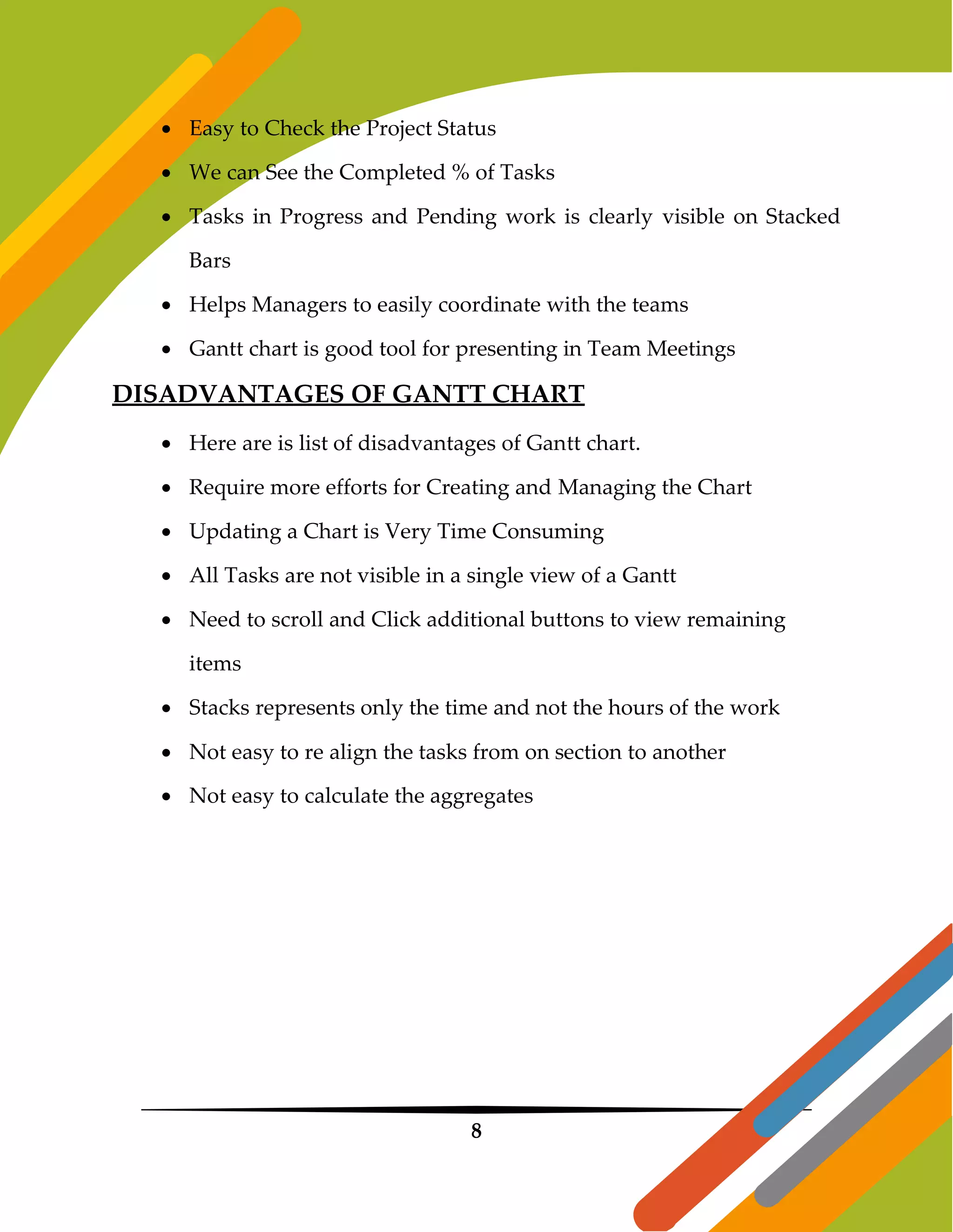 Gantt Chart Description | PDF